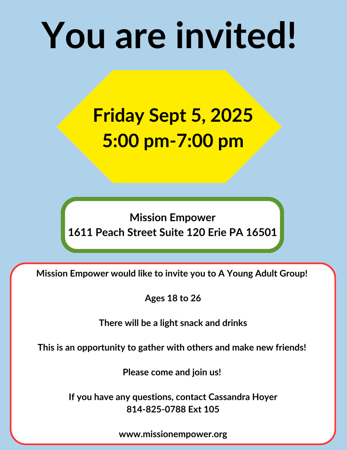 Care Flyer side 2 2025 | Mission Empower